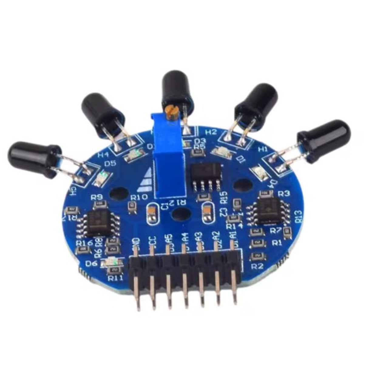 5-Way Flame Sensor Module | Wide Angle Fire Detector